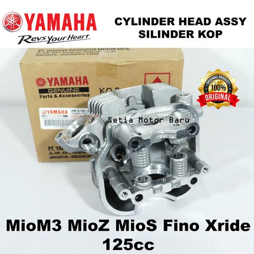 Jual Cylinder Head Assy Silinder Kop Mio M3 Z S Fino Xride 125 Asli ...