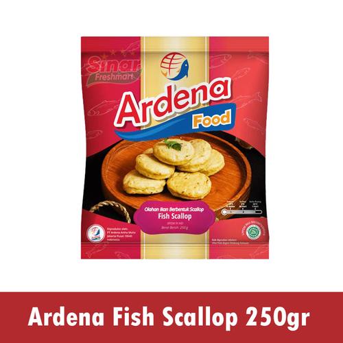 Jual [SINAR.FRESHMART] ARDENA FISH SCALLOP / IKAN OLAHAN [250gr ...
