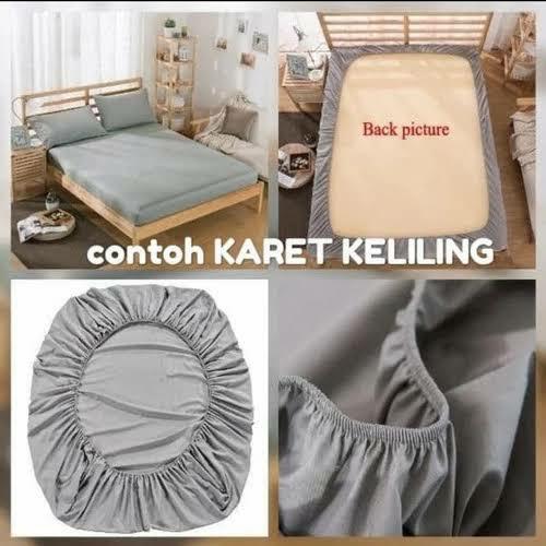 Jual Sprei Karet Keliling Ready Semua Ukuran Tinggi Kasur 20 CM Dan 30 ...