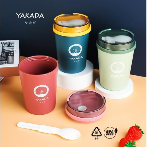 Jual LunchBox Orinoco Model Gelas Y-926 Mug 500 ML Free sendok -Anti ...