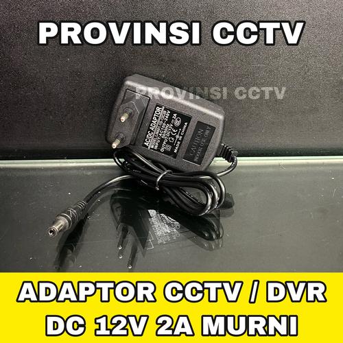 Jual Adaptor CCTV DC 12V 2A Murni / Adaptor For CCTV / DVR - Jakarta ...