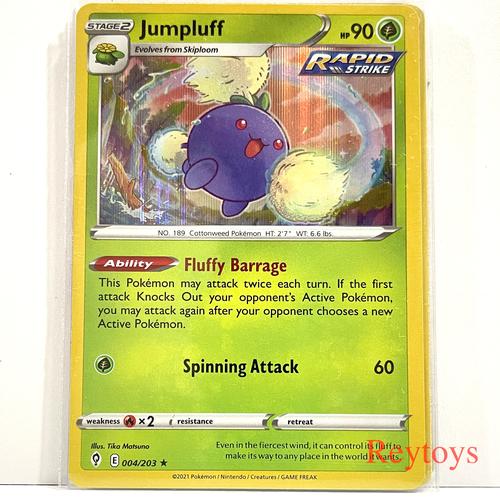 Jual Pokemon TCG Evolving Skies - 004 Jumpluff ( Holo / Holo Reverse ...