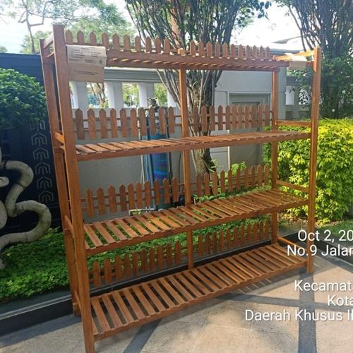 Jual rak bunga display tanaman kayu - Kota Tasikmalaya - Toko-Naraya ...