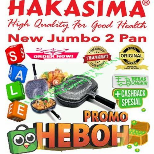 Jual [GARANSI 1 THN] HAKASIMA NEW JUMBO 2 PAN PANCI SET SERBAGUNA ...