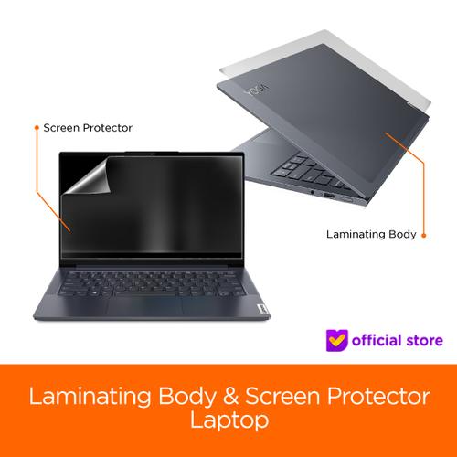 Jual LAMINATING BODY AND SCREEN PROTECTOR LAPTOP - screen+body ...