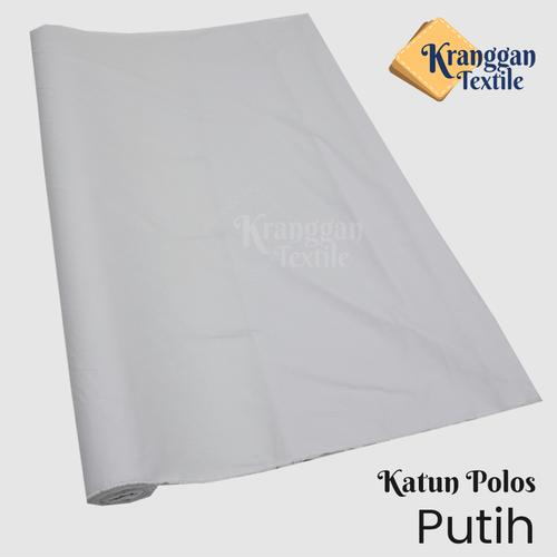 Jual Kain Katun Putih Lebar 1,5m Polos Meteran - Kota Surabaya ...