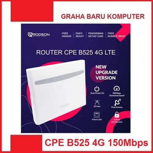 Jual Huawei B525 4G 300Mbps Modem Wifi Wireless Router Hotspot ...
