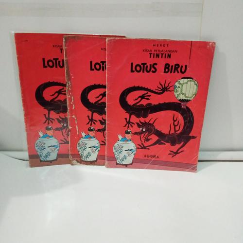Jual Komik kisah petualangan tintin lotus biru - Jakarta Selatan - Toko ...
