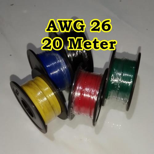 Jual Kabel AWG 26 Serabut Putih 1 Roll - 20 Meter - Biru - Kota Surabaya - Gubuk LED | Tokopedia