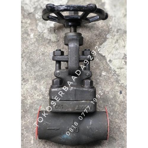Jual Gate Valve Cs 1/2" inch class 800 (Shoritsu) ; besi - Jakarta ...
