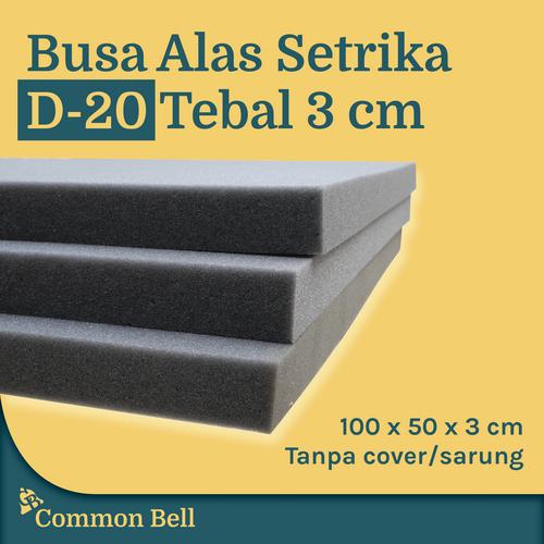 Jual BUSA ALAS GOSOK SETRIKA 3 CM HITAM BUSA LEMBARAN AWET TAHAN PANAS ...