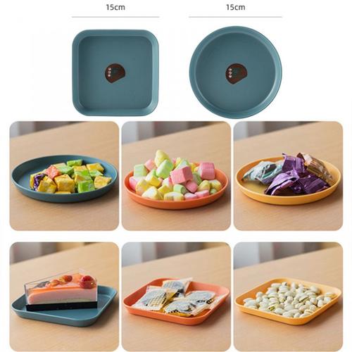 Jual Piring Tatakan Alas Snack Kue Buah Plastik PIRING PLASTIK MOTIF ...