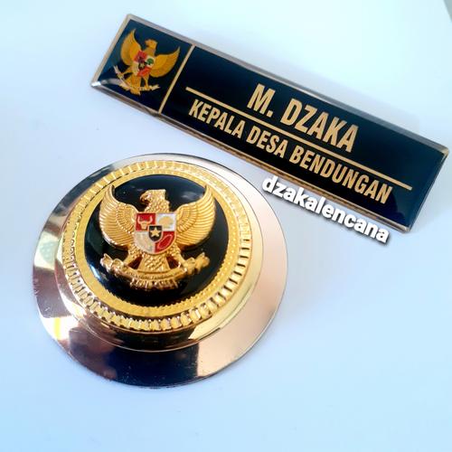 Jual 1 SET JENGKOL KADES/LENCANA KADES/PIN KADES & PAPAN NAMA KADES ...