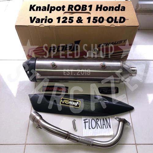 Jual Knalpot ROB1 Vario 125 150 Old Standart Racing Stainless Steel Cap ...