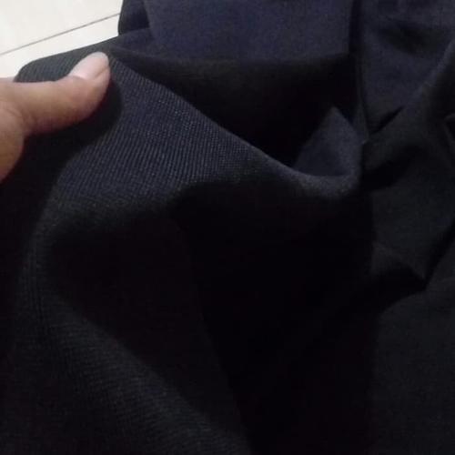 Jual Bahan kain RIB /BUR /hitam lebar 80cm, untuk jaket sweater ...