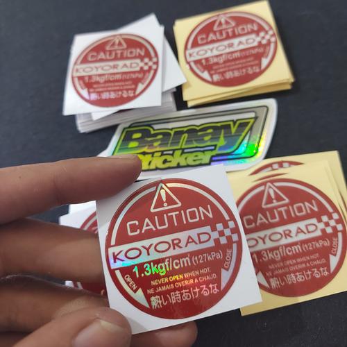 Jual STICKER RADIATOR KOYORAD PRINCUTT - Reflective - Jakarta Timur ...