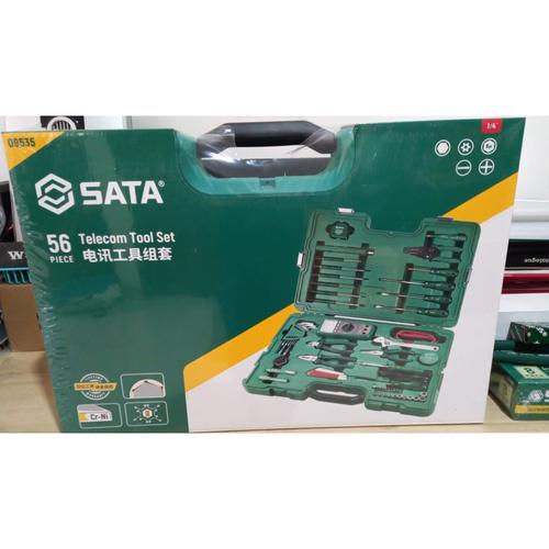 Jual SATA TOOLS 56 Pc. 09535 Electrical Toolkit Set / Telecom Tool Set ...