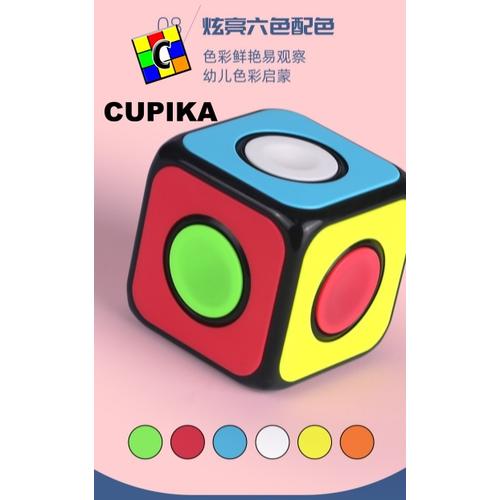 Jual Rubik Puzzle 1x1x1 QiYi O2 Cube Fidget Spinner sixspot O2 ...