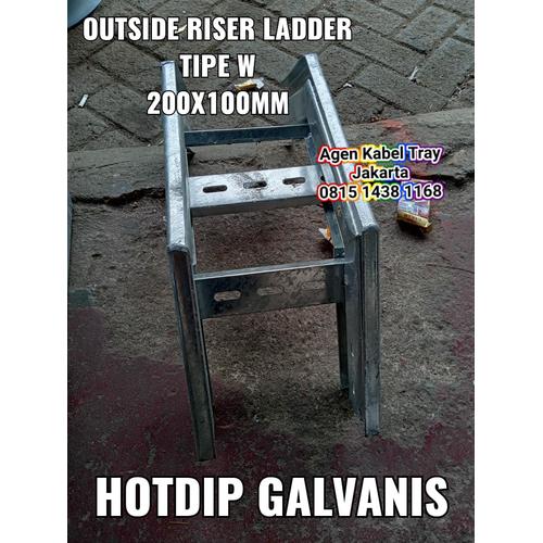 Jual OUTSIDE RISER LADDER TIPE W 200X100MM - HOTDIP GALVANIS - Jakarta ...