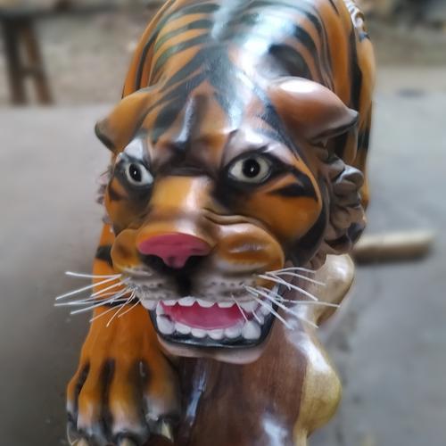 Jual Patung macan harimau kayu trembesi suar. - Kab. Jepara - jeparade ...