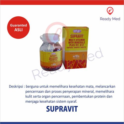 Jual SUPRAVIT 60 kapsul vitamin & multivitamin - Kota Tangerang Selatan ...