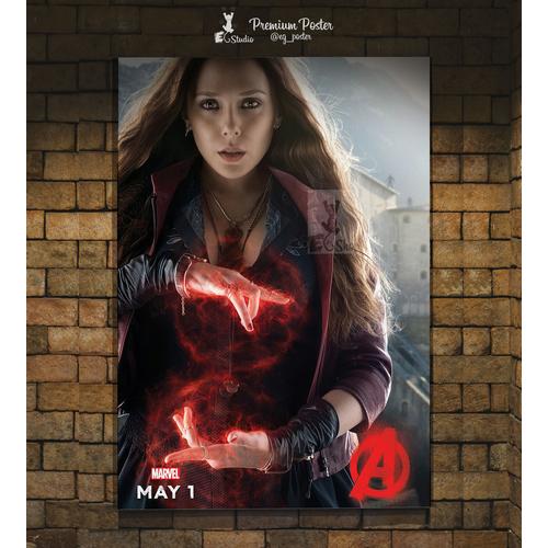 Jual Poster Film - Wanda Maximoff - Avengers : Age Of Ultron - Kab ...