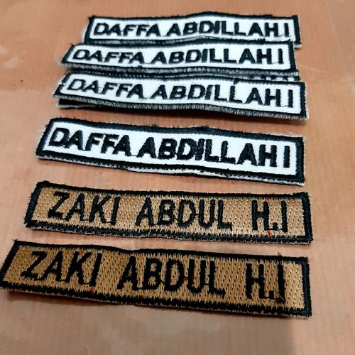 Jual Bordir Nama dan Lokasi Sekolah - Cokelat - Kota Bandung - TOKO ...