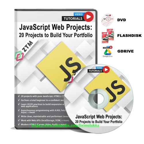 Jual VIDEO TUTORIAL JAVASCRIPT WEB PROJECTS 20 PROJECTS TO BUILD YOUR ...
