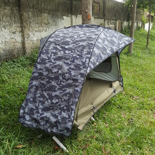 Jual Tenda velbed loreng fullset(tenda +velbed+busa) - loreng abu ...
