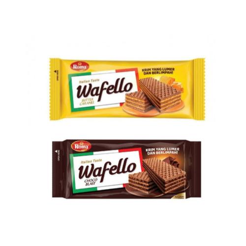 Jual WAFELLO 1000 Coklat dan Caramel ( 1 pak isi 10 pcs ) - BUTTER ...