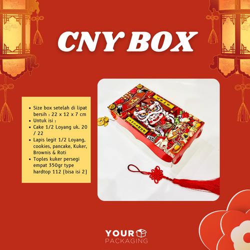 Jual BOX KUE IMLEK // DUS PACKAGING KEMASAN IMLEK / KEMASAN CNY 22x12x7 - Jakarta Barat ...