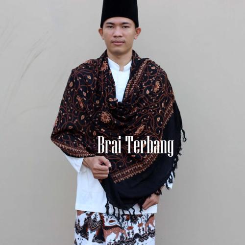 Jual Sorban Hitam Kashmiri Surban Hitam serban Hitam Kasmiri Batik ...
