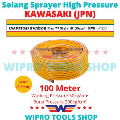 Jual Selang Sprayer Angin Kompresor Multifungsi 5/16"x100Meter Kawasaki ...