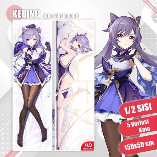 Jual Dakimakura Keqing Genshin Impact 150x50 cm (2) - 2 Way Tricort, 1 Sisi - Kota Surabaya ...