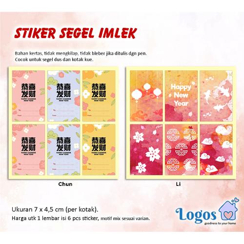 Jual Sticker Segel Imlek Happy chinese new year stiker hampers ...