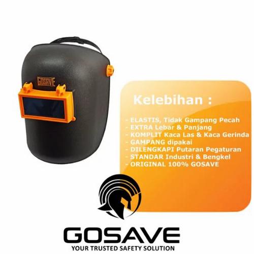 Jual Kedok Las GOSAVE / topeng las / helm las / Face shield Welding ...