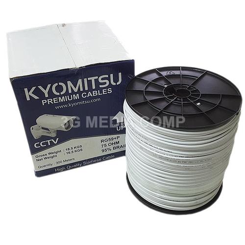 Jual Kabel Coaxial Premium Kyomitsu RG59 Plus Power 300 Meter - Kota ...
