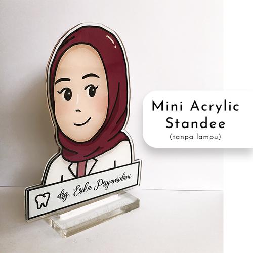 Jual Mini Acrylic Standee/Plakat Akrilik Kecil - Tanpa Lampu - Custom ...