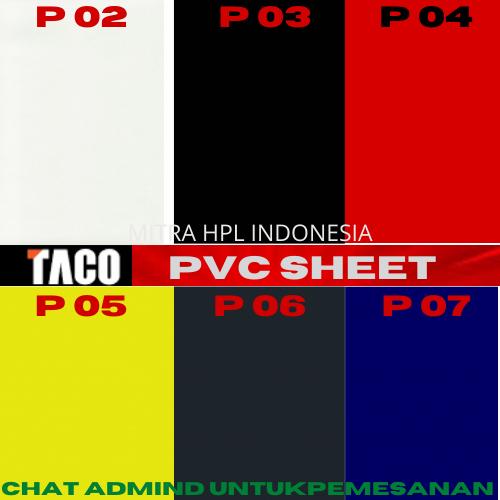 Jual TACO SHEET warna POLOS ( P02) (P03) (P04) (P 05) (P06) (P07) - P03 ...