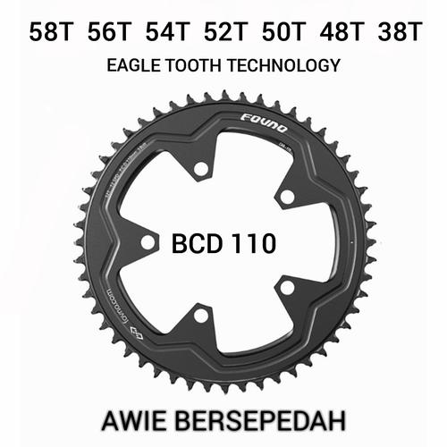 Jual Chainring 58T 54T 52T 50T 48T 38T BCD 110 58 54 52 50 48 38 T 12 ...