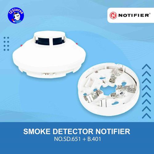 Promo Photoelectric Smoke Detector SD-651 Conventional Notifier & Base B401 - Jakarta Pusat ...