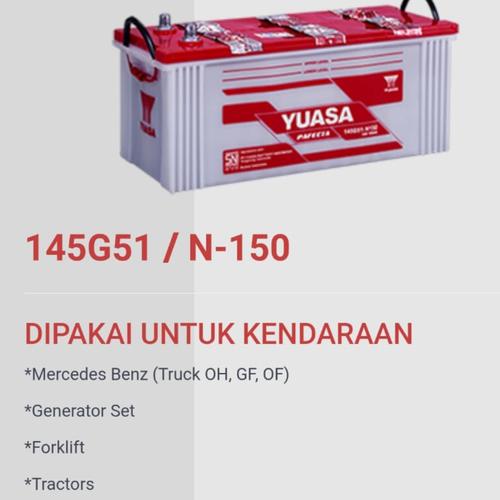 Jual accu yuasa pafecta n150 /aki basah 12v 150ah non air zuur - Kota ...