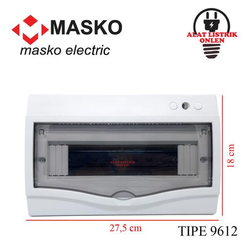 Jual BOX MCB 12 GROUP MASKO 9612 9812 / RUMAH INBOW / OUTBOW IB /OB ...