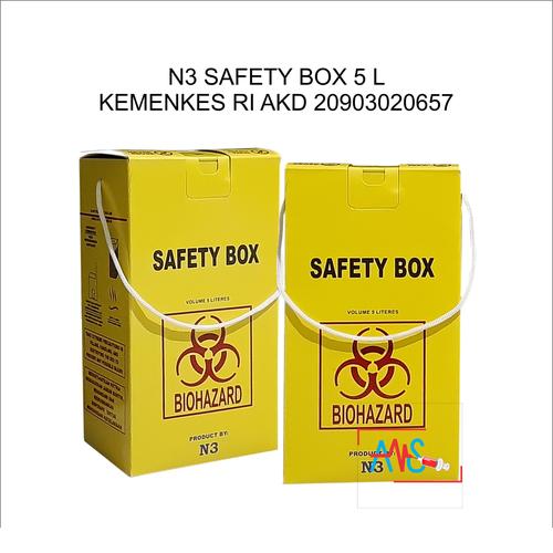 Jual Safety Box Bio Hazard Kapasitas 5 Liter Kotak Limbah Medis - Kota ...