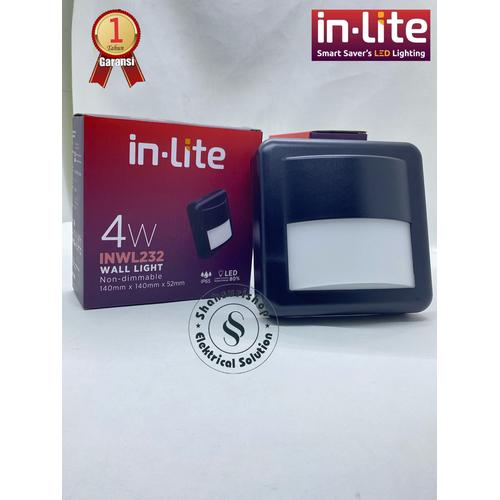 Jual IN LITE INWL 232 WALL LIGHT LAMPU DINDING INLITE 4WATT 4 WATT ...