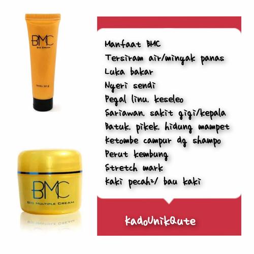 Jual BMC BIO MULTYPLE CREAM 30 gr Salep Luka Bakar/Memar - Tube 30 gram ...
