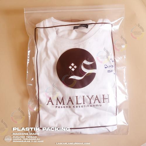 Jual plastik pe klip bening / plastik pcking / plastik kemasan baju ...