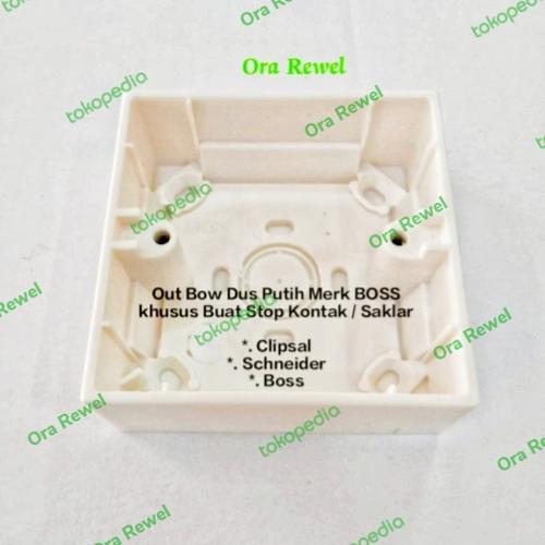 Jual Out Bow Dus Boss Putih Persegi - Ob dus Clipsal - Schneider ...
