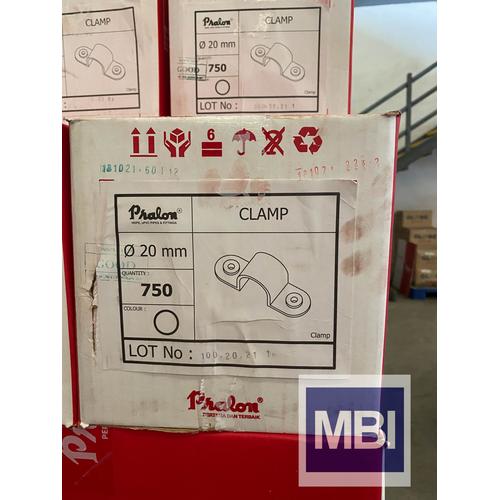 Jual Clamp klem pipa conduit listrik 20mm merk pralon kualitas bagus ...