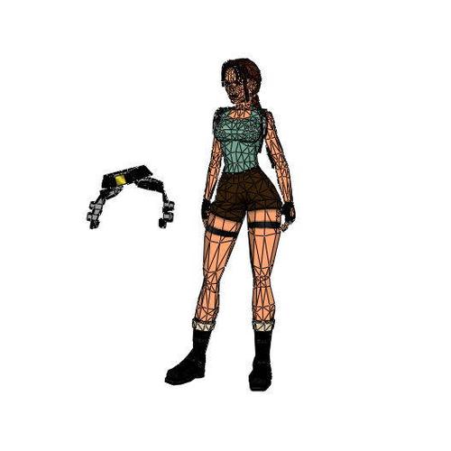 Jual Tomb Raider Lara Croft V5 Figure Papercraft - Kab. Bekasi ...